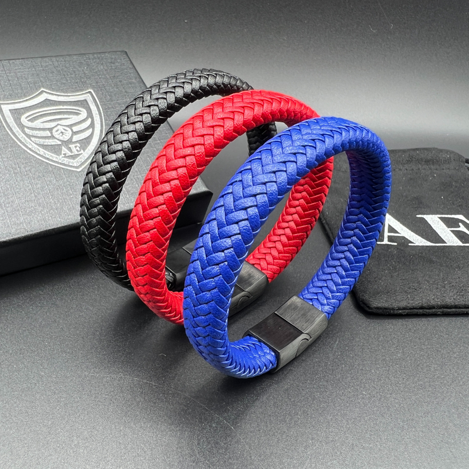 Men's Leather Bracelets – Armoured Elegance | Rugged & Refined Styles